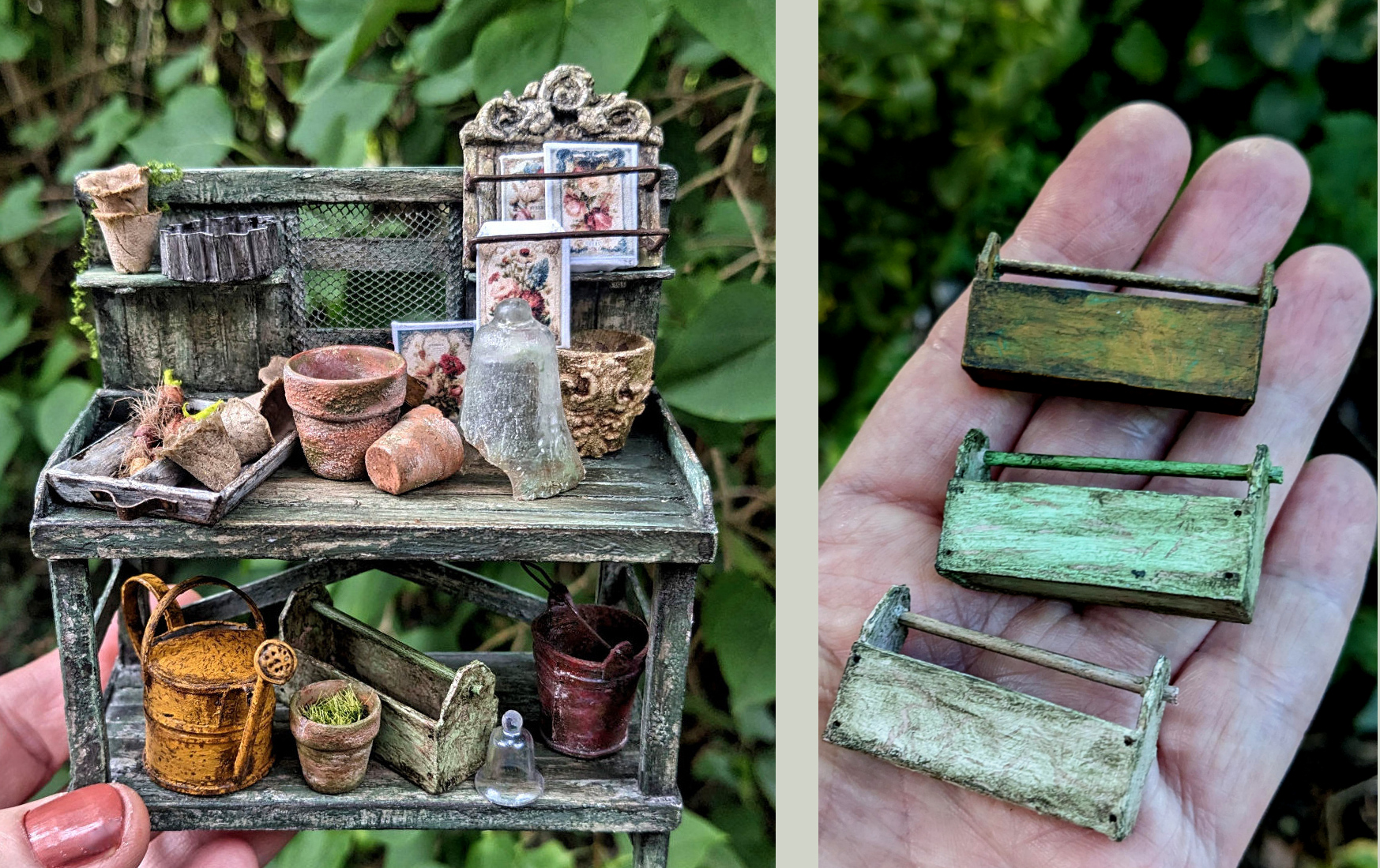 Vintage Inspired Garden Trudge-Toolbox